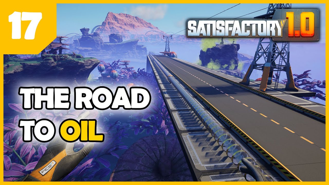 Exploring for caterium & CRUDE OIL - Satisfactory 1.0 EP17 - YouTube