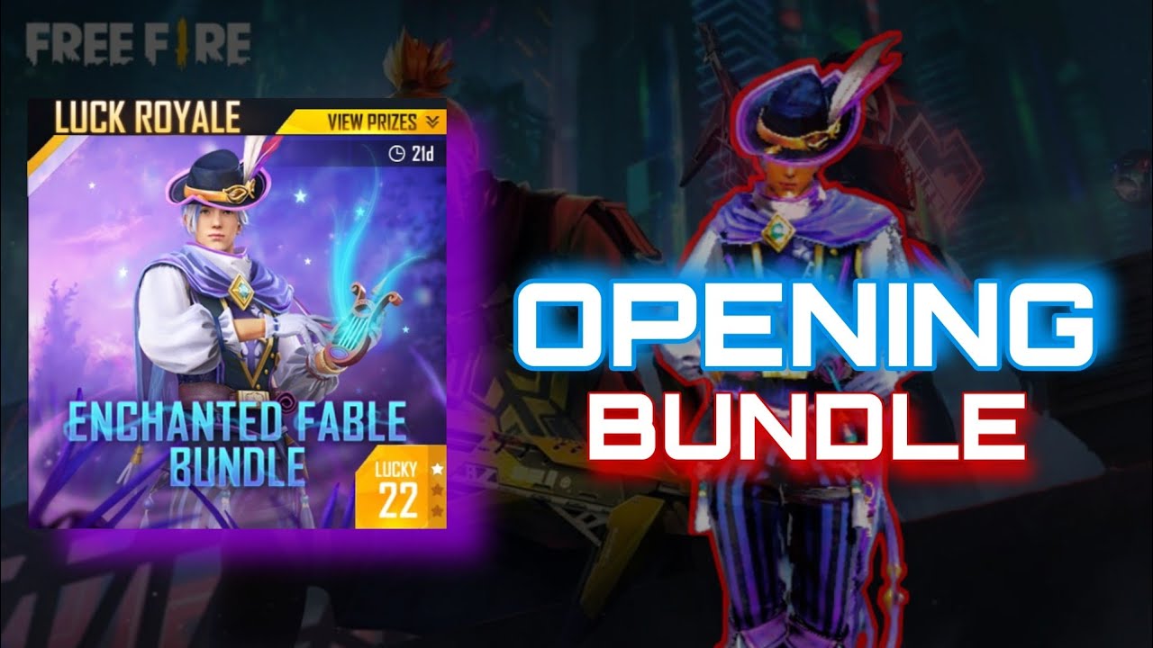 OPENING ENCHANTED FABLE BUNDLE ( UNBOXING ) IN FREE FIRE || CHARLIE ...