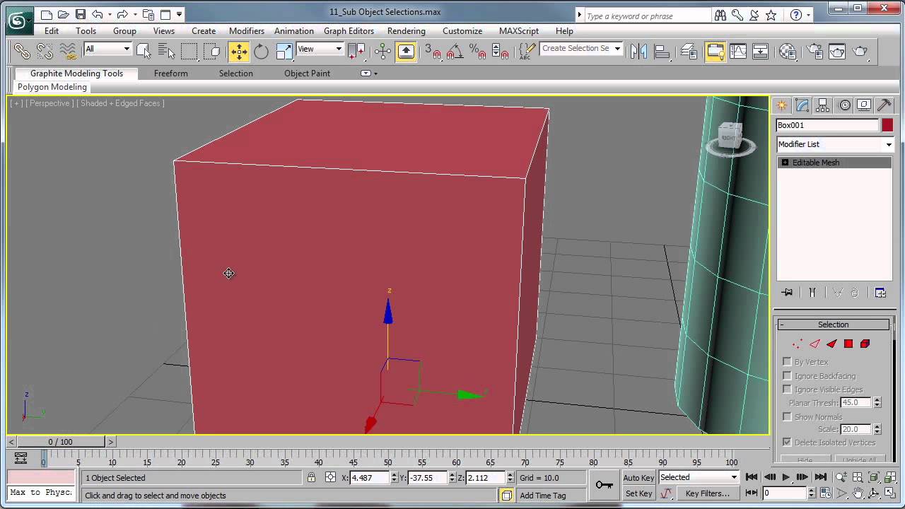 Sub Object Selections - YouTube