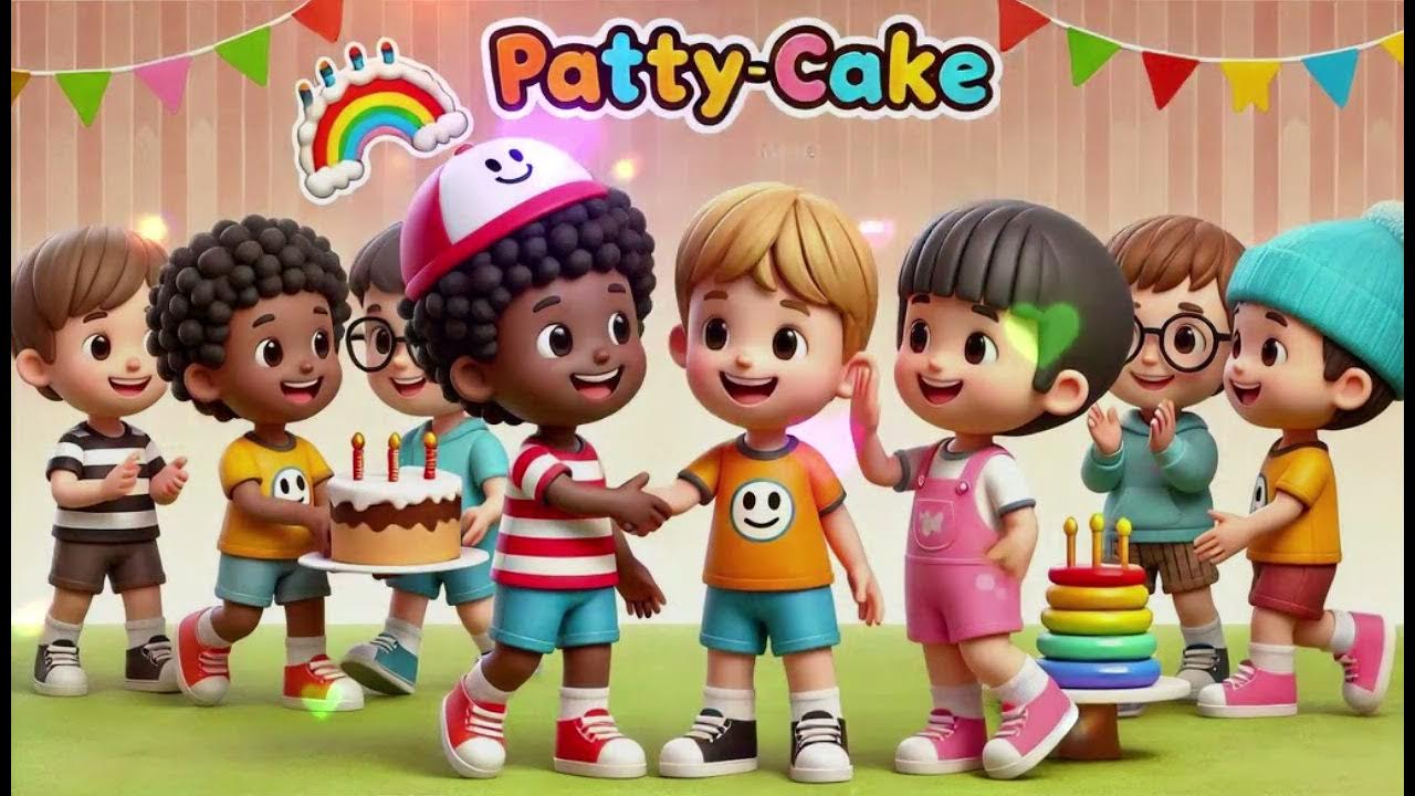 Patty Cake, Patty Cake 1 | Cartoon Nursery Kids Music Rhymes & Songs ...