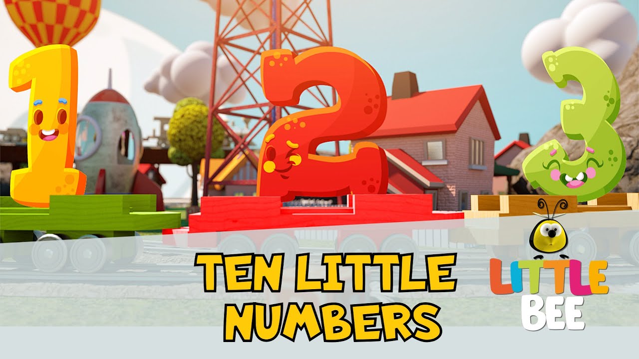 Ten Little Numbers | The Numbers Song | Learn Numbers Song | Children ...