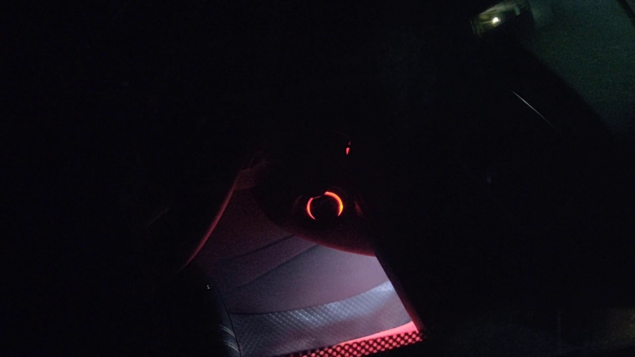 VW Polo6R Ignition key illumination ring - YouTube