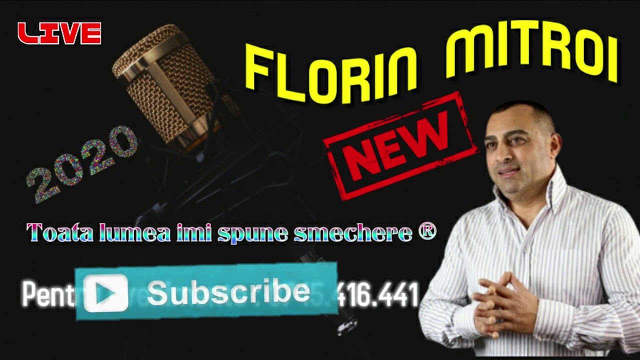 Florin Mitroi - Toata lumea imi spune smechere (COVER NOU 2020 ) - YouTube
