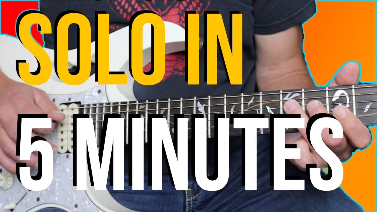 How to solo in 5 minutes | Only 6 notes | Easy guitar solo - YouTube