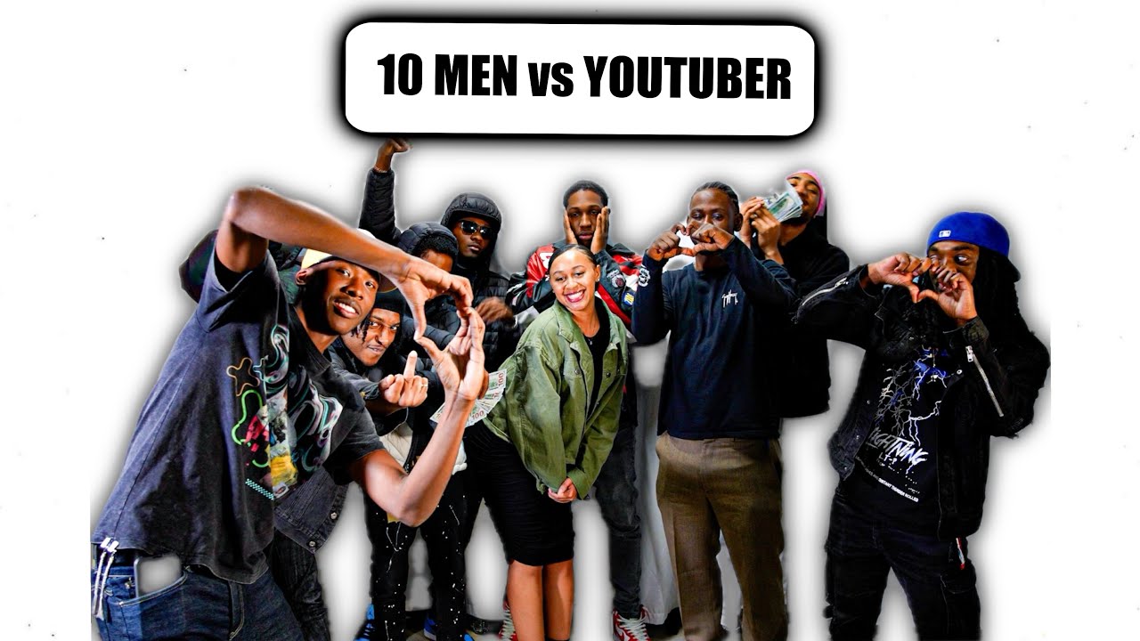 10 MEN vs 1 YOUTUBER! - YouTube