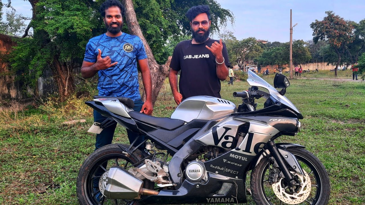 Yamaha R15V3 Modified to R1M | 80k exhaust.? | 1.3lac Redbull Edition ...