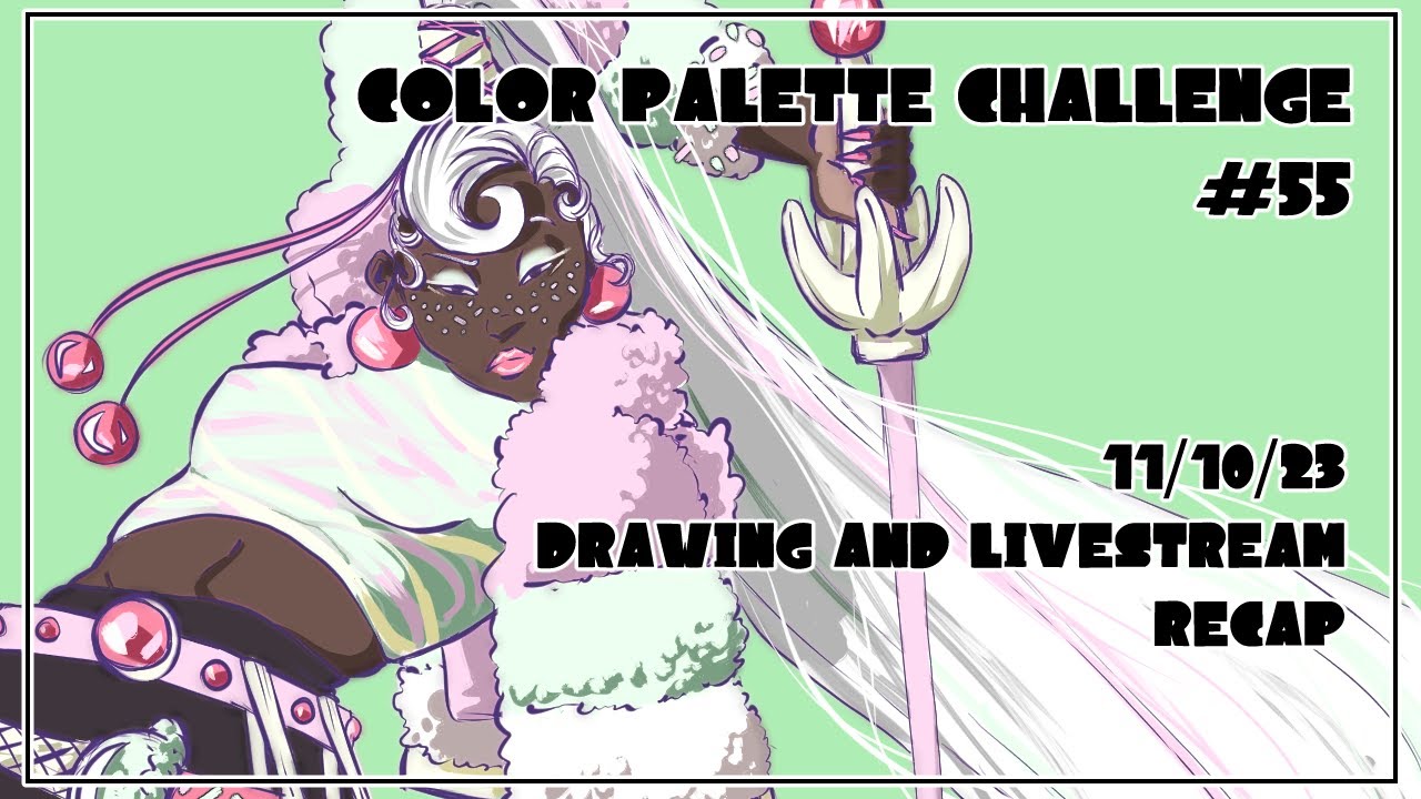 Color Palette Challenge- 55: Banana Split - YouTube