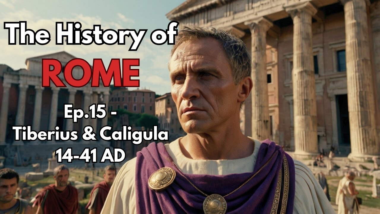The History of Rome Ep.15 - Tiberius & Caligula 14-41 AD - YouTube