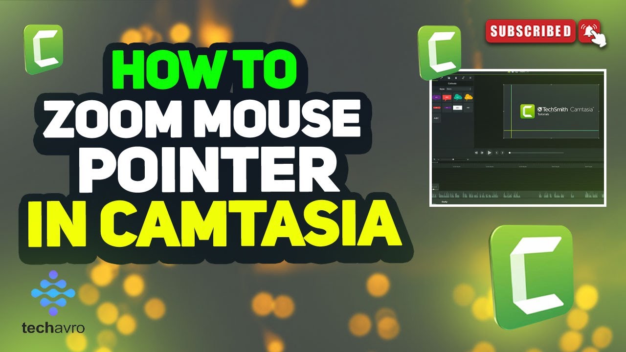 How to zoom mouse pointer in camtasia 2025 - YouTube