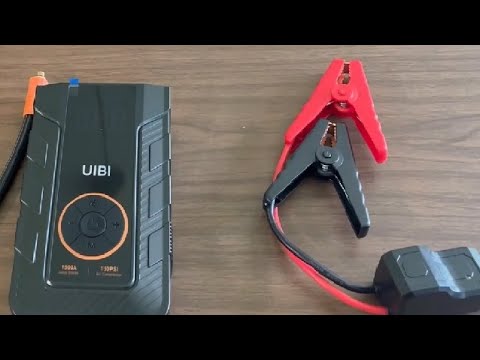 Jump Starter with Air Compressor, UIBI X3 1500A Car Battery Jumper ...