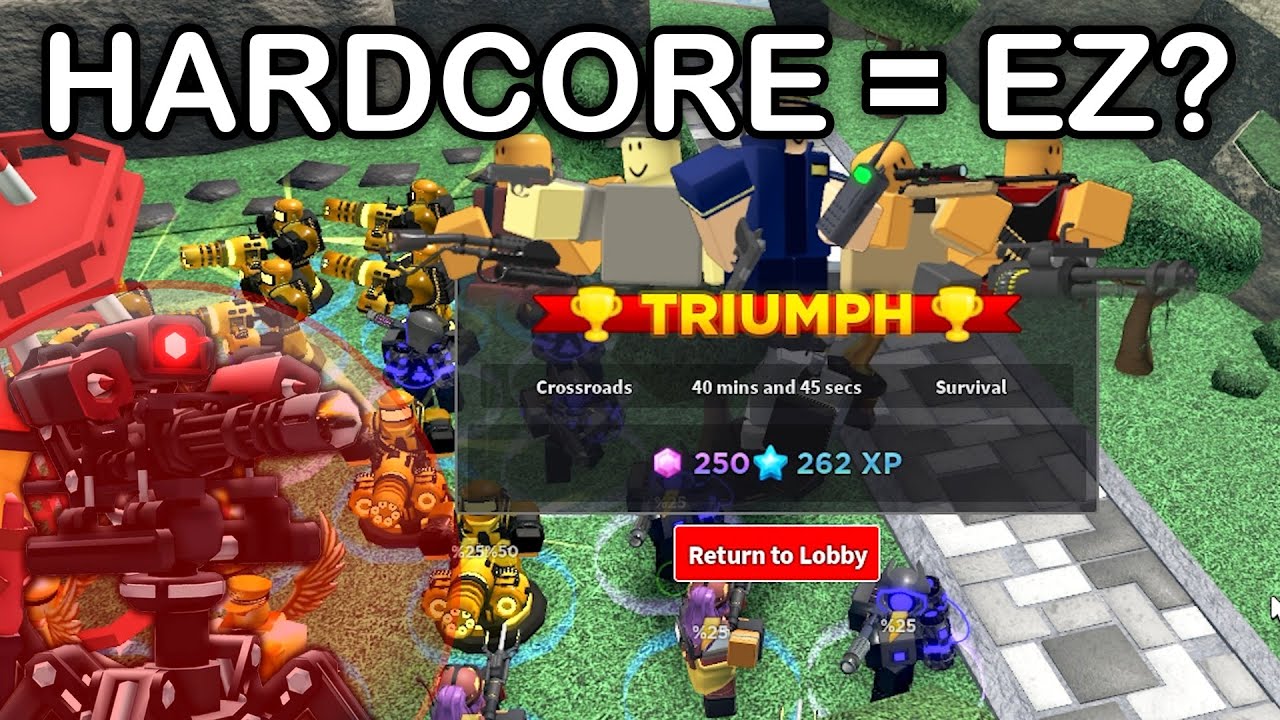 TDS Hardcore Update (MORE GEMS) | ROBLOX - YouTube