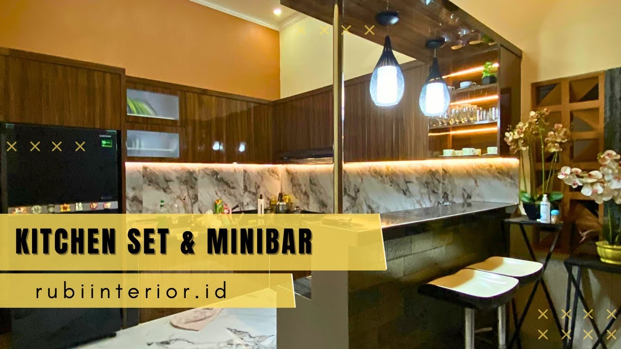 Kitchen set mini bar - YouTube