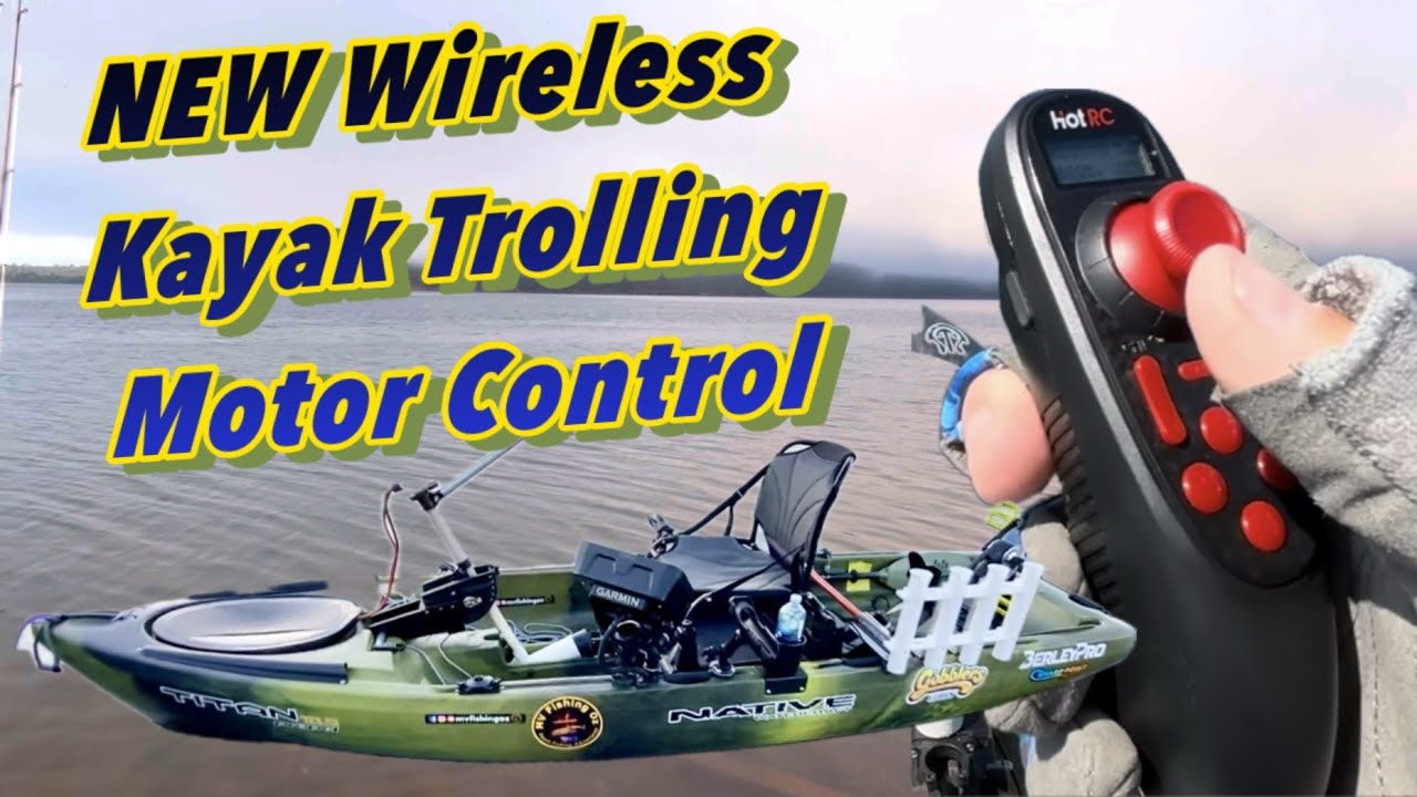 NEW Wireless KAYAK TROLLING MOTOR CONTROL Setup - GAME CHANGER! - YouTube