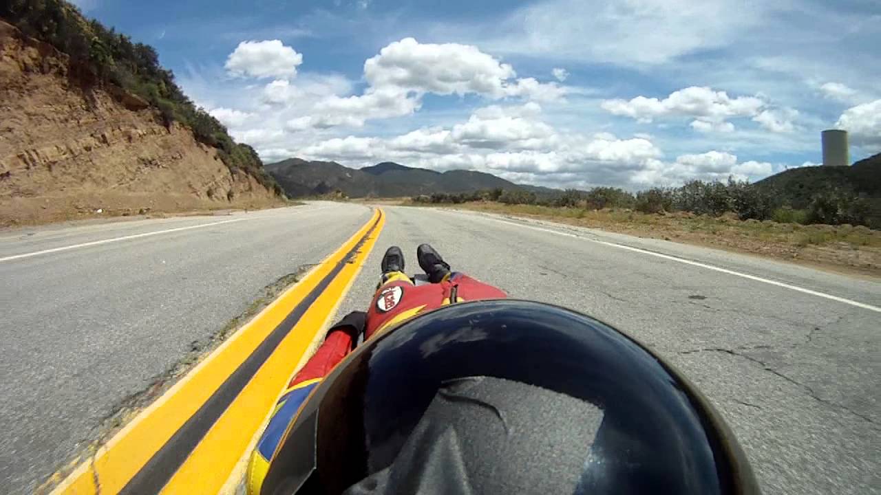 street luge racer Bob Pereyra Street Luge shot 3 - YouTube