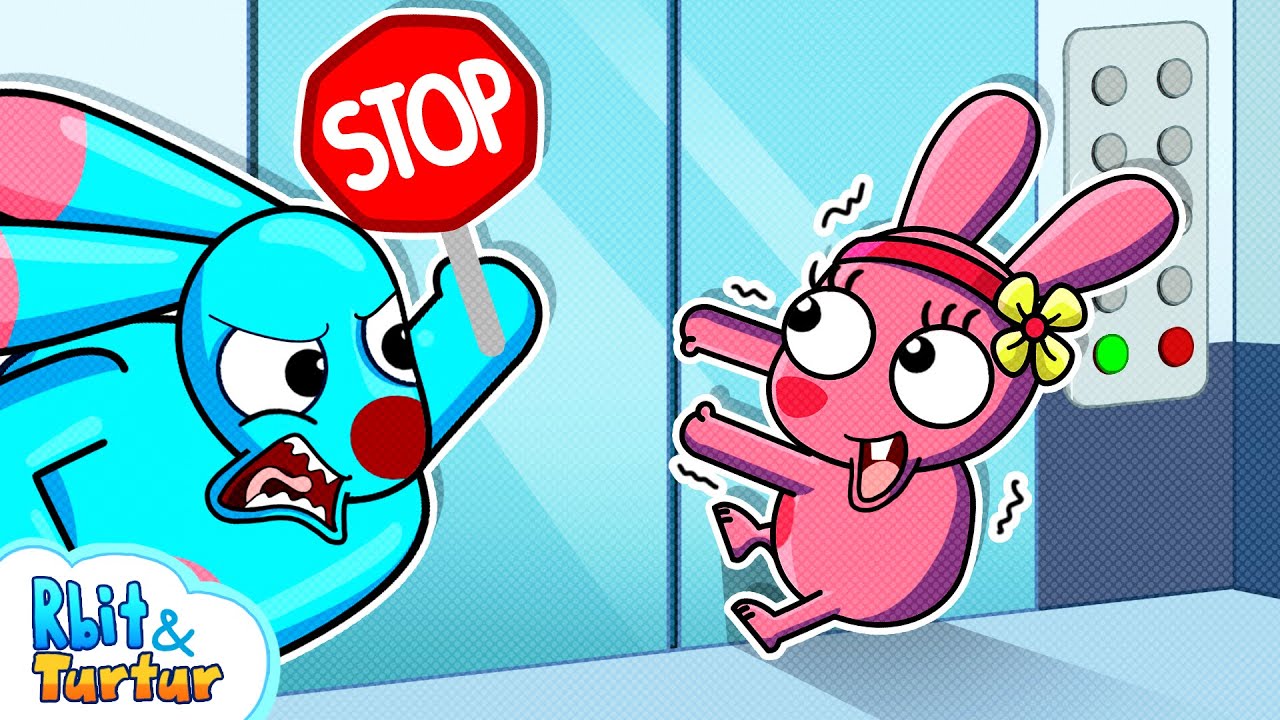 Stop, Don't Jump In Elevators!😨 Best Daily Life Safety | Cartoon for ...