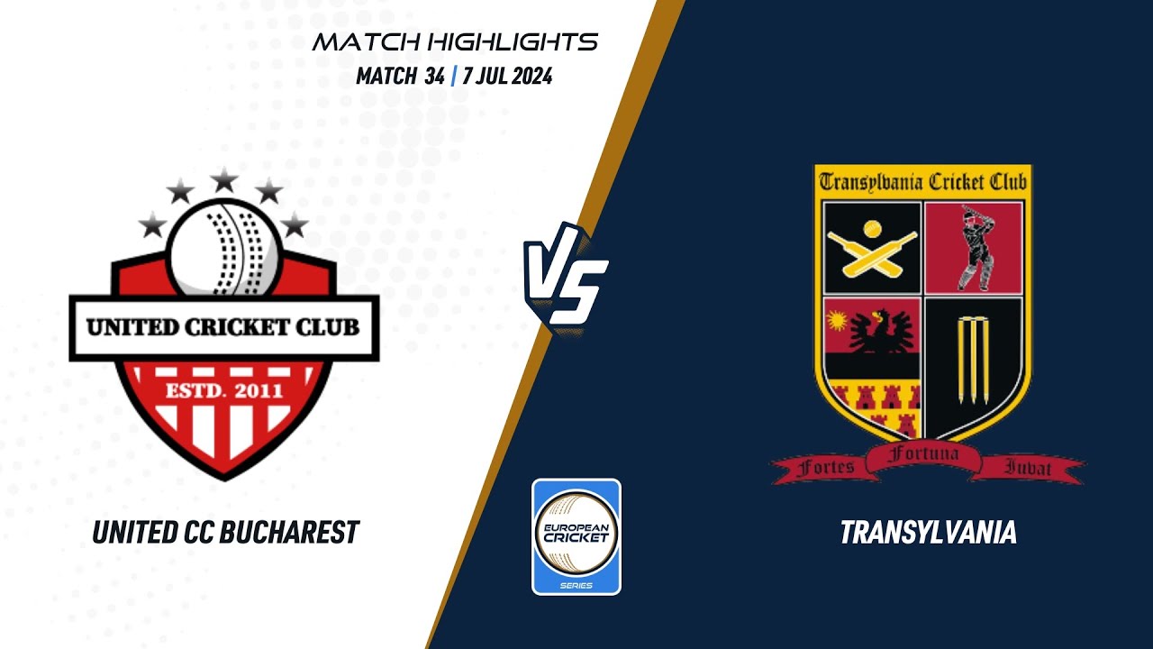 Match 34 - UCCB vs TRA | Highlights | ECS Romania, 2024 | 7 Jul 2024 ...