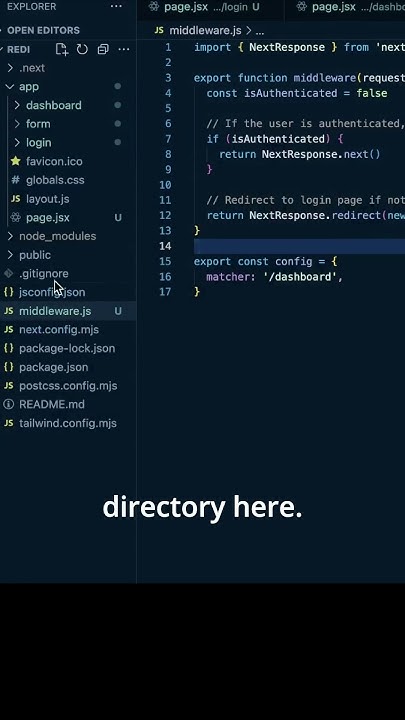 Remember This About Middleware In Next.js #nextjs #reactjs - YouTube