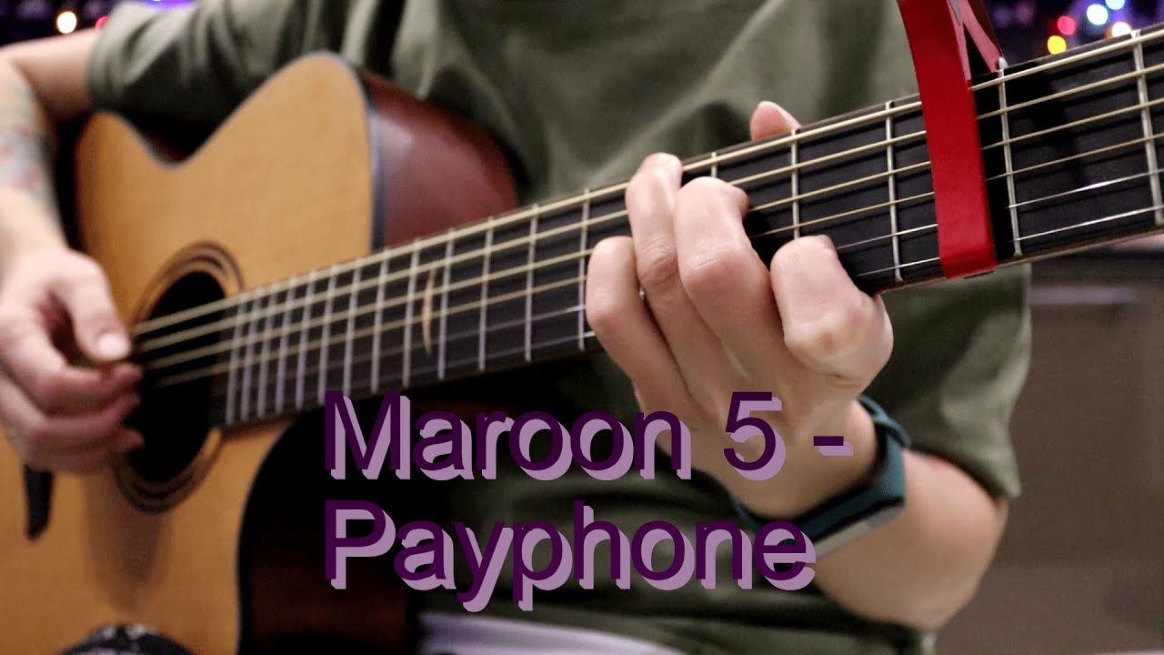Maroon 5 - Payphone (Fingerstyle Guitar) - YouTube