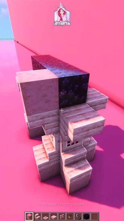 Minecraft Cherry Blossom Nether Portal #minecraft #minecraftbuilding # ...