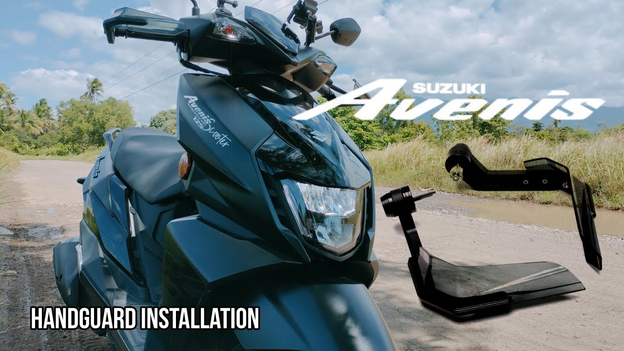 Avenis 125 HandGuard Installation. - YouTube
