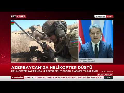 Azerbaycan'da Helikopter Düştü 30.11.2021 TURKEY