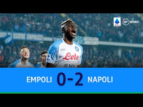 Empoli 0-2 Napoli (0-2) | Osimhen on the scoresheet once again | Serie A Highlights