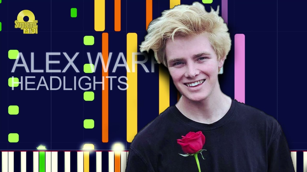 Alex Warren - HEADLIGHTS (PRO MIDI FILE REMAKE) - "In the style of ...