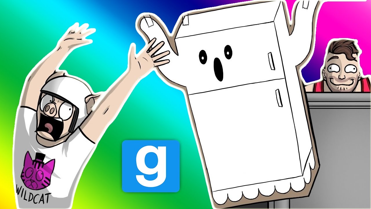 VanossGaming Gmod Scary Map Not Really Moments Meth Head Mario Garry's ...