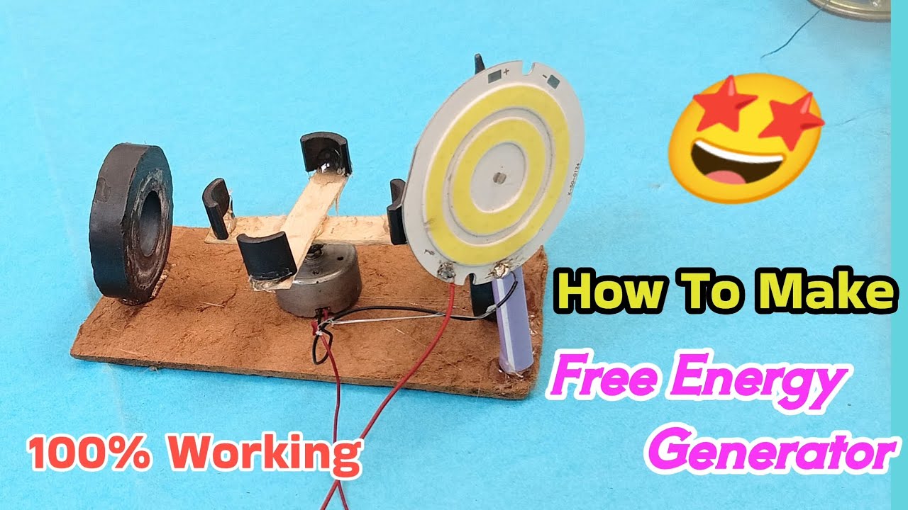 How To Make Free Energy generator|DIY Free Energy with DC motor - YouTube