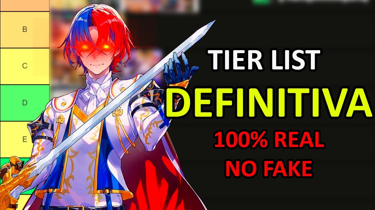 TIER LIST DEFINITIVA DE FIRE EMBLEM ENGAGE - YouTube
