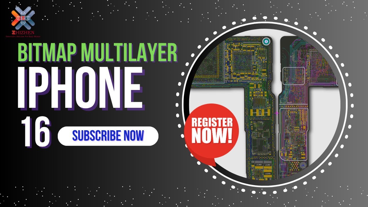 Bitmap Multi Layer iPhone 16 Available in Zhizhen Schematics - YouTube