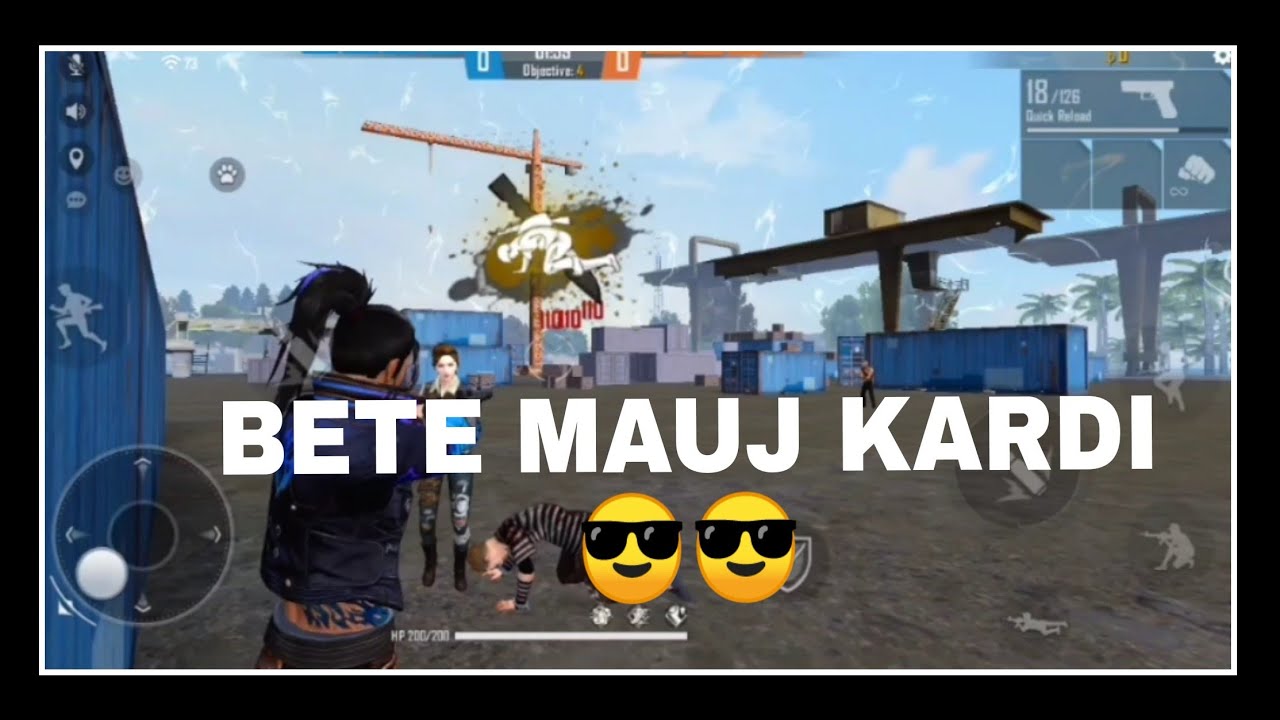 || BETE MAUJ KARDI || HEAVY DRIVER || LETEST MEME SONG || FF HEAD SHOT ...