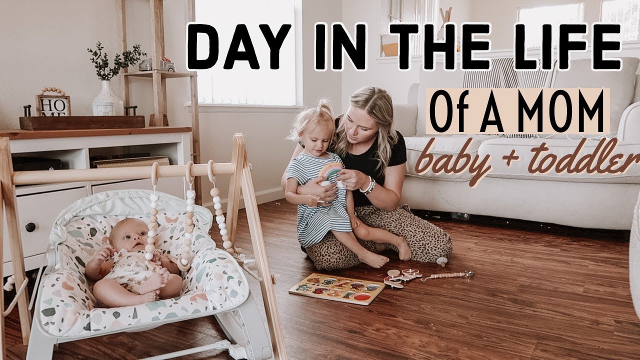 REAL DAY IN THE LIFE WITH A BABY AND TODDLER | AUTUMN AUMAN - YouTube