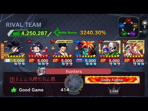 VS God Rank Player! ULTRA UI Sign Goku (Leader) on Movies Team | DB ...