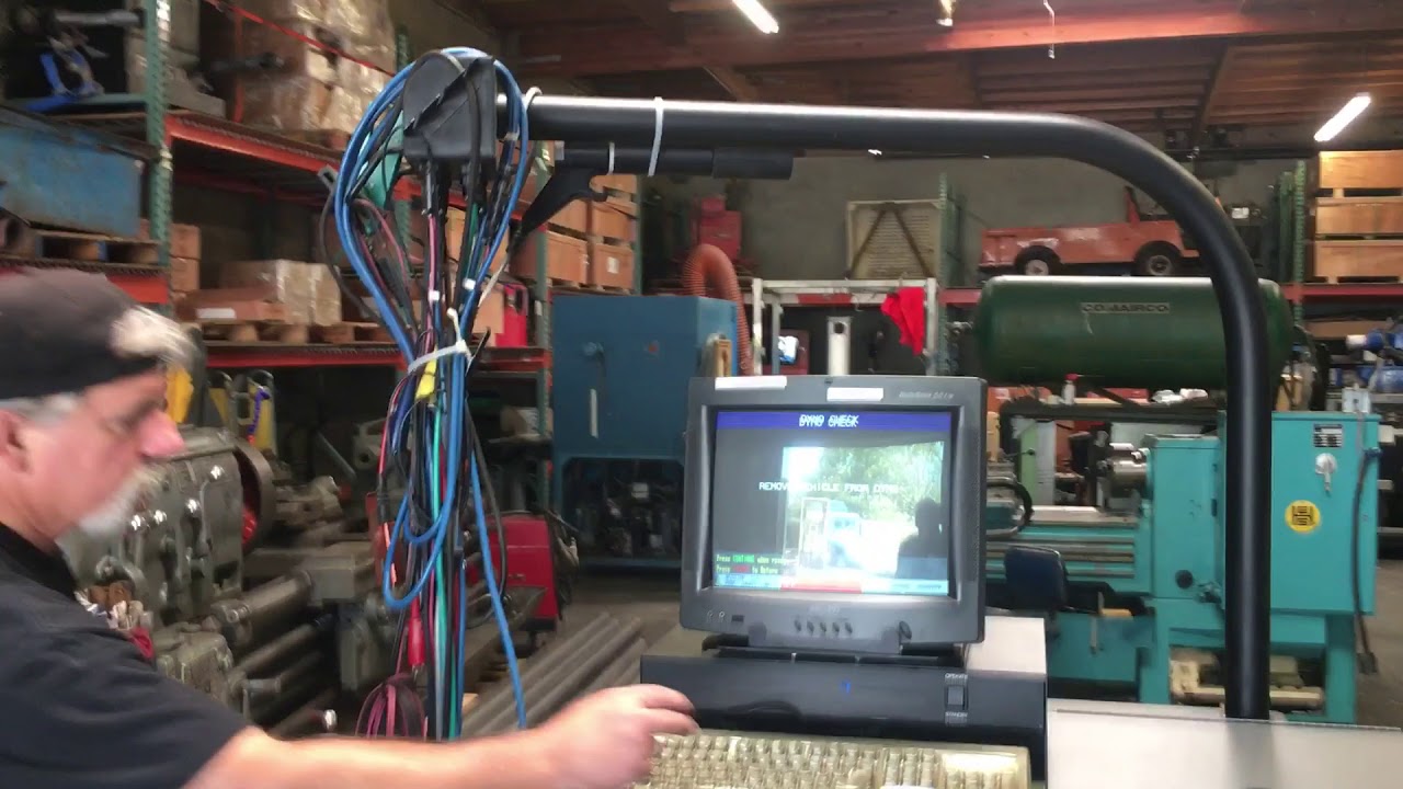 SUN Service Inspection System with Maha Dynamometer Dyno in working ...