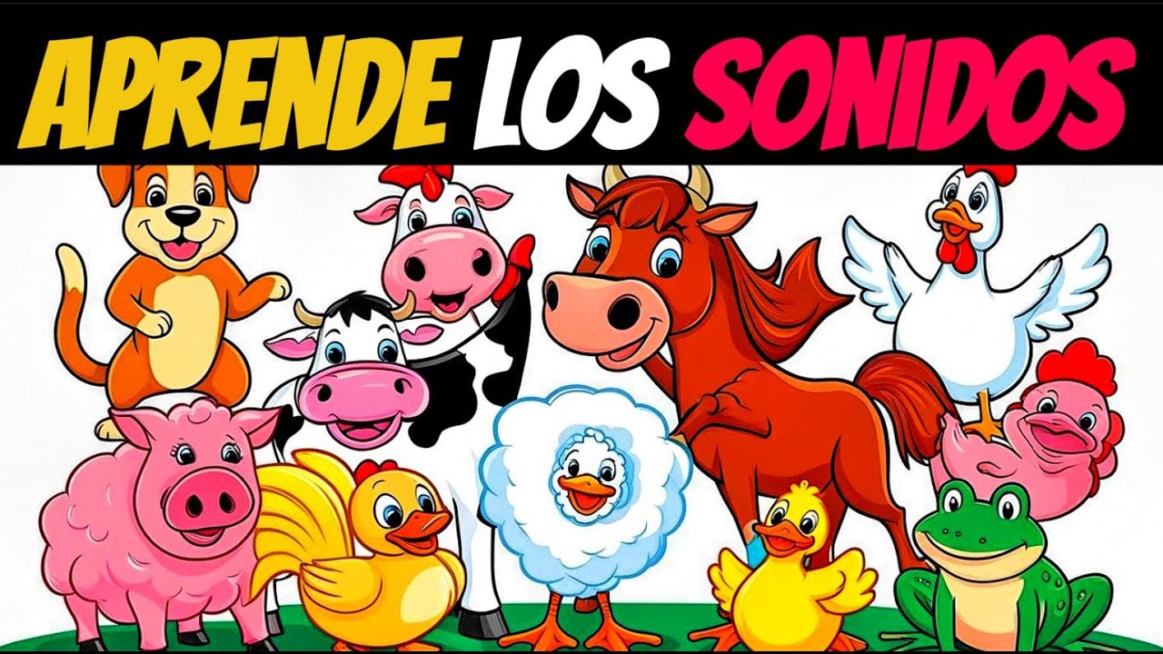Sonidos de los Animales | Aprende y Repite - YouTube