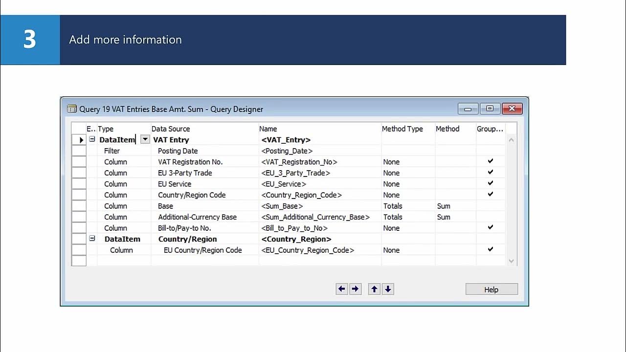How do I Select Distinct with Queries in Dynamics NAV - YouTube