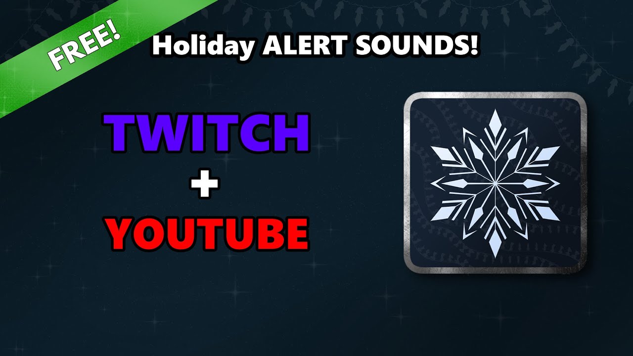 FREE Holiday twitch alert sounds | Streamsounds - Gift Sound Pack - YouTube