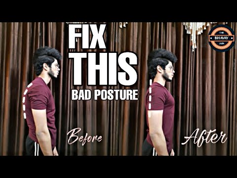 HOW TO FIX BODY POSTURE | ROUND SHOULDERS and BACK | BAD POSTURE - YouTube