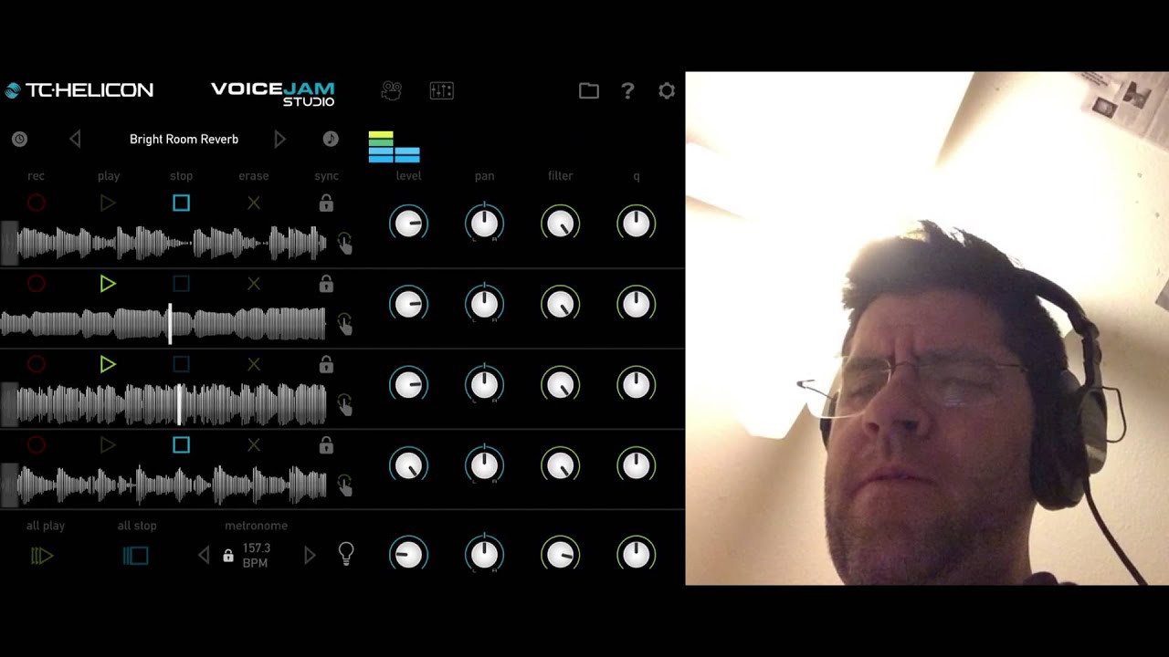 Voice Jam Studio improv "Cylon Snap Jam" by Mister Tim - YouTube