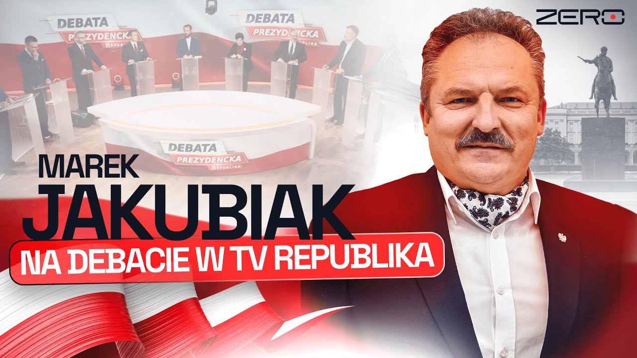 DEBATA PREZYDENCKA W TV REPUBLIKA: WSZYSTKIE WYPOWIEDZI MARKA JAKUBIAKA - YouTube
