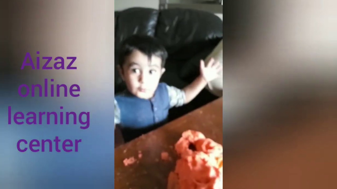 A cute baby 😍 playing with slime playdough - YouTube