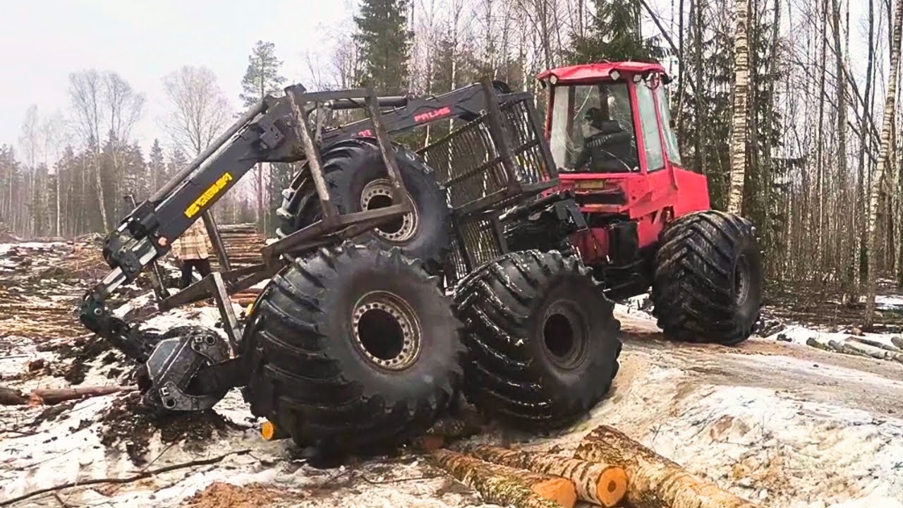 14 Dangerous Epic Logging Machines in Action | Powerful Log Trucks ...