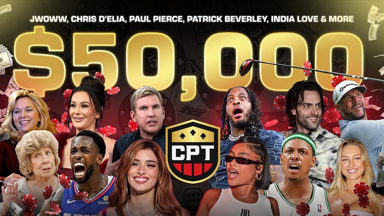 PART 2: THE MOST EPIC POKER TOURNAMENT ON YOUTUBE | Celebrity Poker ...