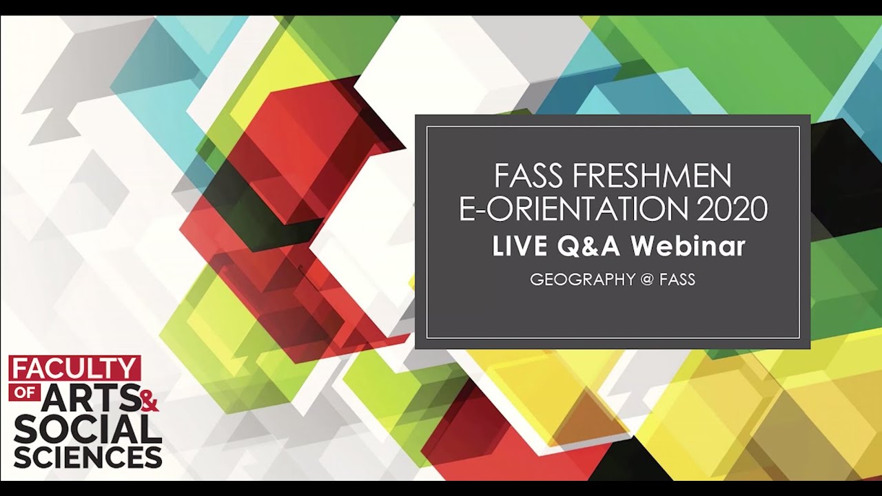 Geography @ FASS - YouTube