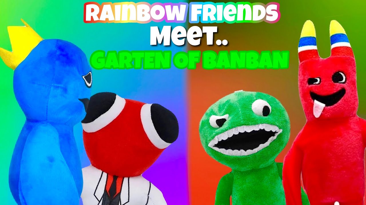 DP Short | Rainbow Friends Meet Garten Of BanBan - YouTube