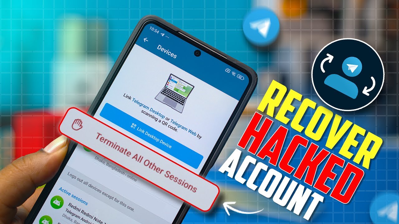 How to Recover a Hacked Telegram Account on Android - YouTube