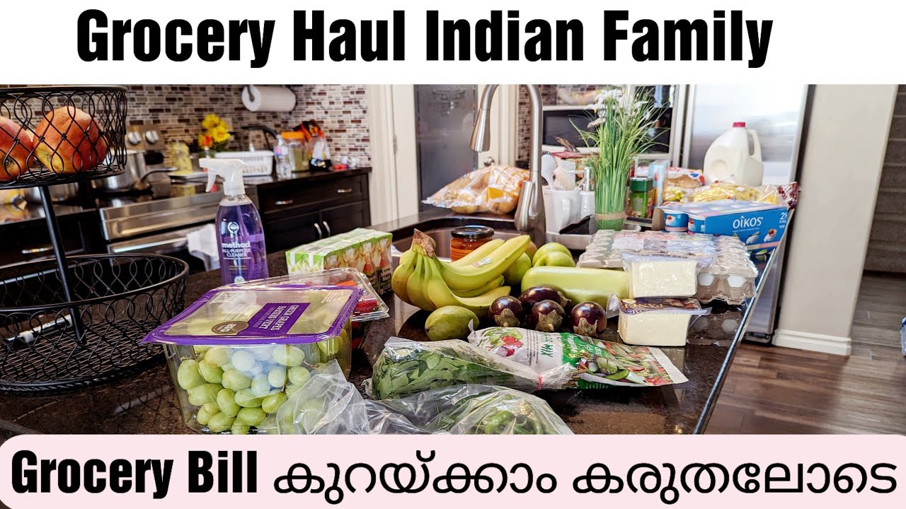 Grocery Haul Indian Family in Canada/ Tips Grocery bill കുറയ്ക്കാൻ സഹായിക്കും/ Why Meal plan/ # ...