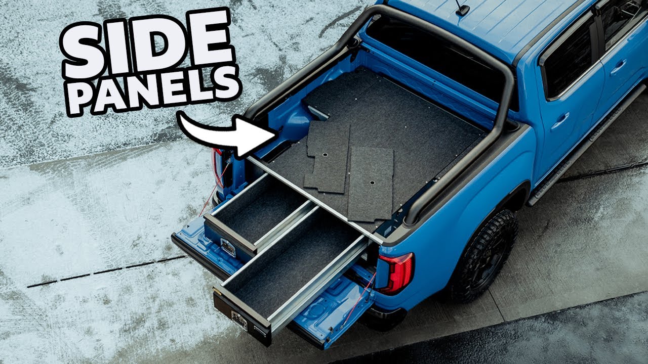 VW Amarok 2023+ Bespoke Load Bed Drawer System by Aeroklas - YouTube