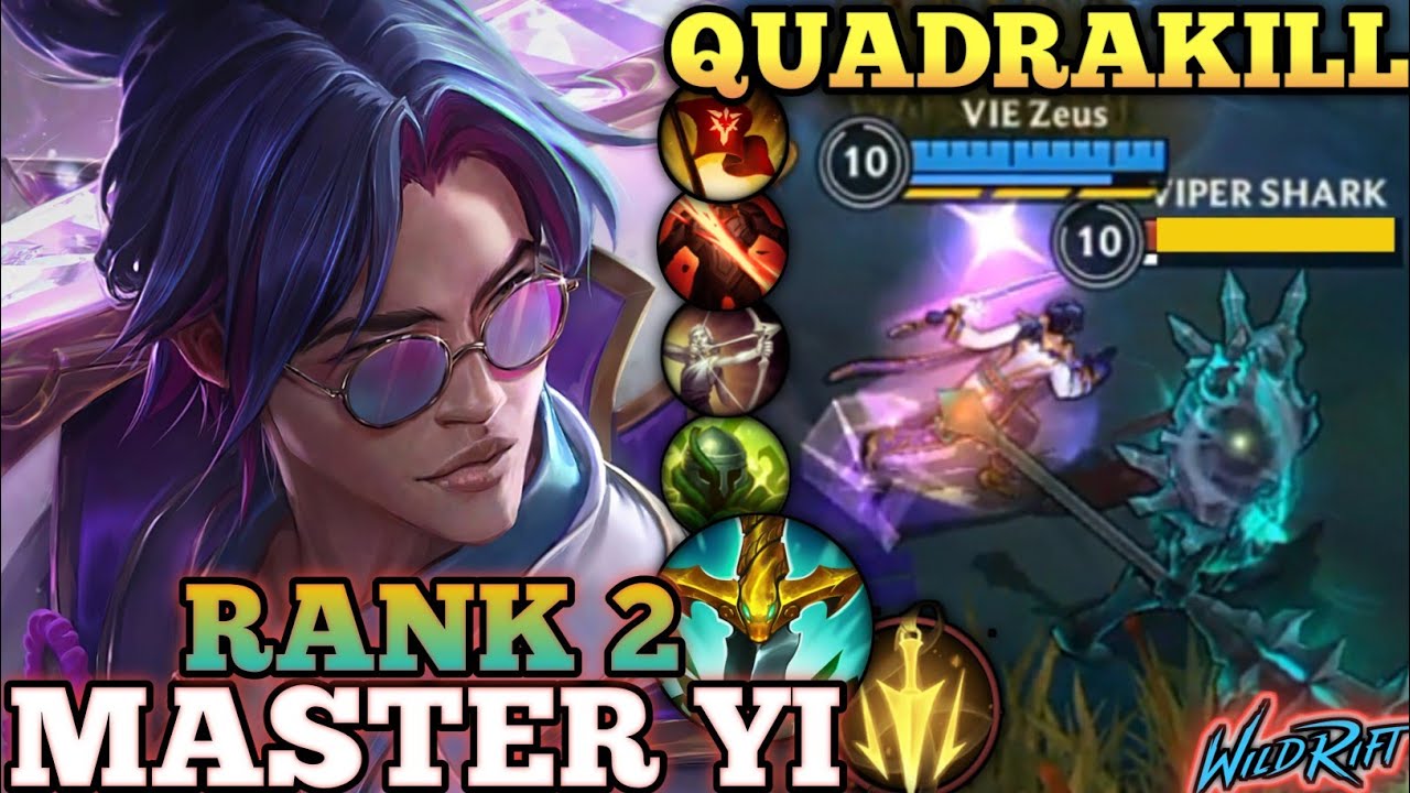 MASTER YI OVERPOWER META BUILD! AGGRESSIVE MVP PLAY - TOP 2 GLOBAL ...